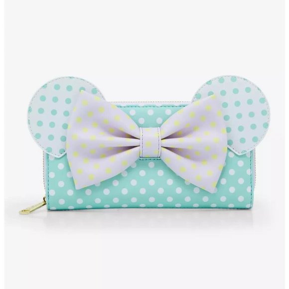 Loungefly | Bags | Loungefly Disney Minnie Mouse Polka Dot Wallet ...